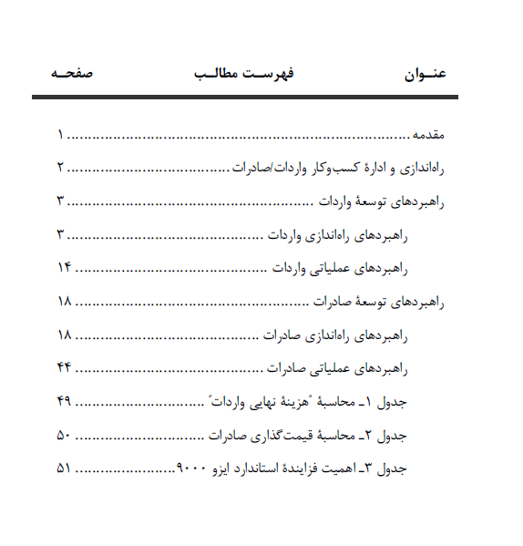 دانلود فایل کتاب راه اندازی کسب و کار وارادات و صادرات از سری کتابهای